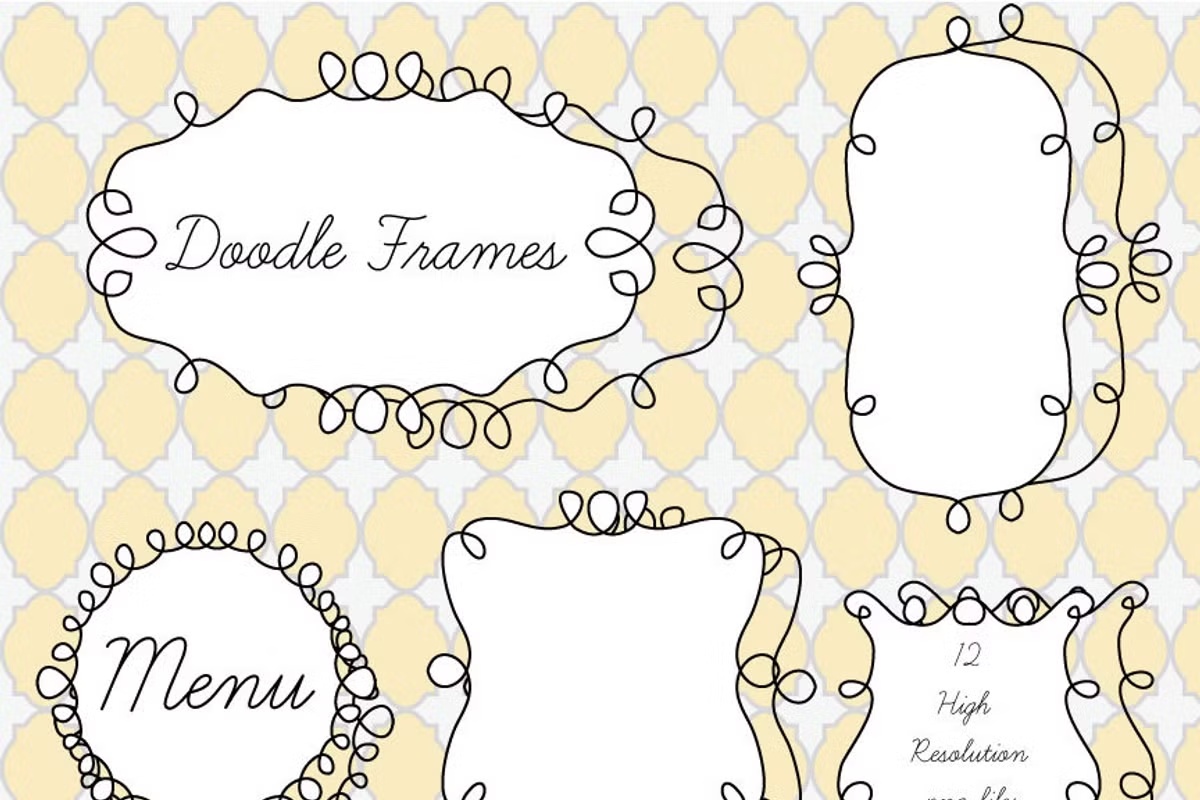 Doodle Frames - Creative Market