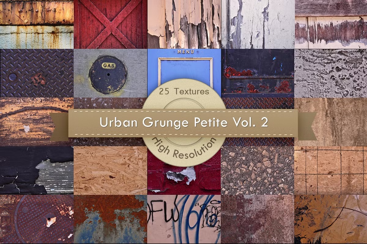 Urban Grunge Vol 2 High Res Textures - Creative Market