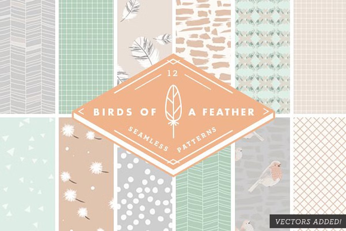 Birds Of A Feather - Patterns - Creative Market