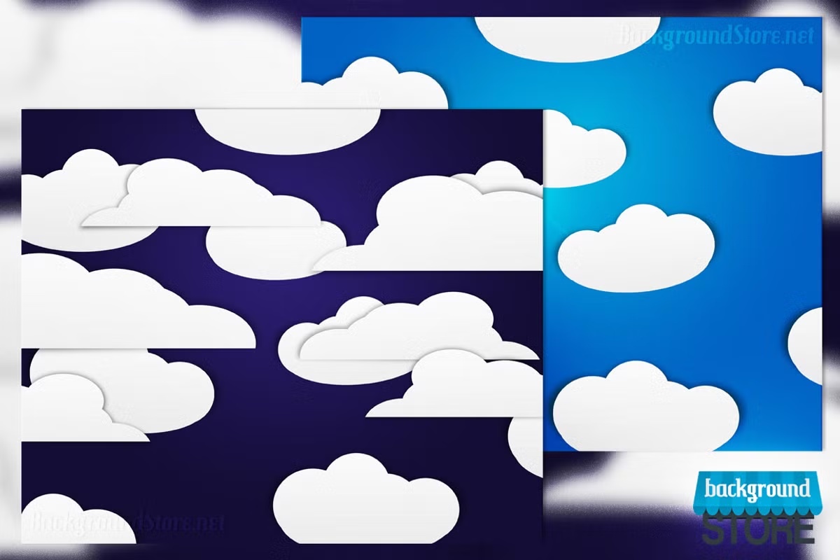 Clouds Background - Creative Market